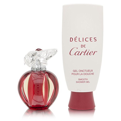 Amazon.com : Delices de Cartier by Cartier for Women Gift Set 1.6 Ounce ...