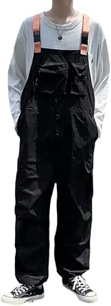 UKTZFBCTW Overol de una sola pieza estilo coreano retro para hombre ...
