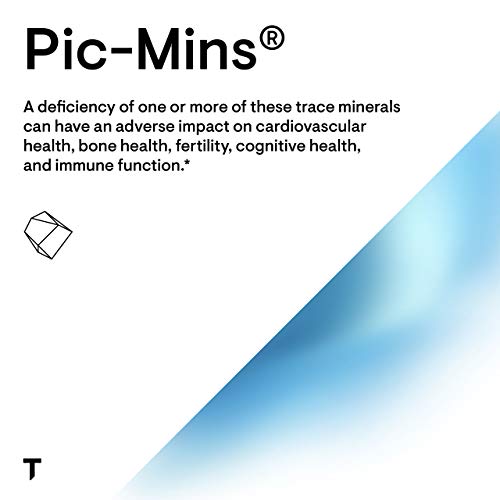 Thorne Pic-Mins - Trace Mineral Complex with 7 Essential Trace Minerals ...
