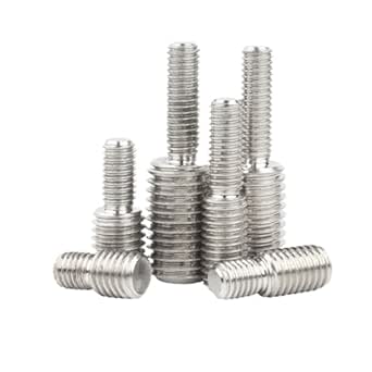 304 Stainless Steel M3 M4 M5 M6 M8 M10 M12 M14 M16 M20 Thread Adapter Male To Male Conversion ...