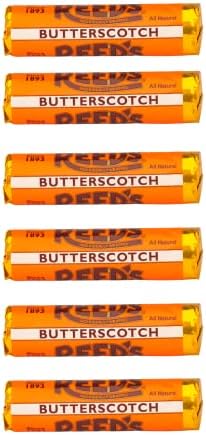 Amazon.com : Reed’s Individually Wrapped Butterscotch Candy Rolls | Six ...
