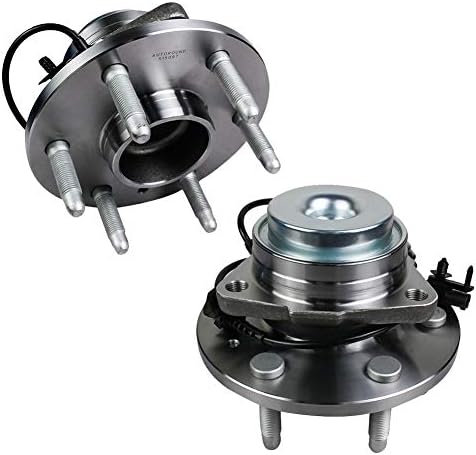 Amazon.com: Detroit Axle - 2WD Front Wheel Bearing Hubs for Chevy GMC Silverado Sierra Suburban ...