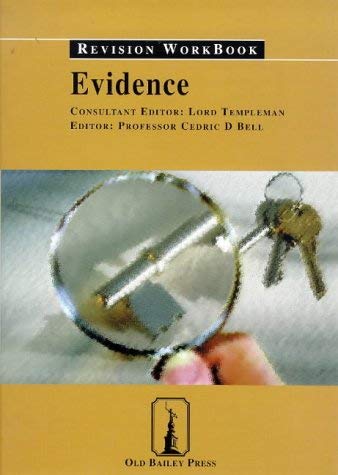 Evidence: Revision Workbook: Bell LLM PhD, Cedric D.: 9781858362397 ...