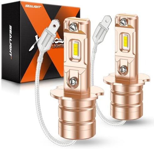 Amazon.com: SEALIGHT H3 LED Bulb or DRL, 10000LM H3ll H3 LED Fog Light ...