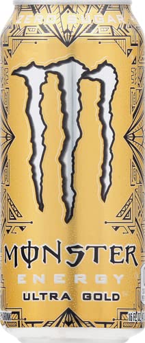 Amazon.com : Monster Energy Drink, Ultra Gold, 16 fl oz : Grocery ...