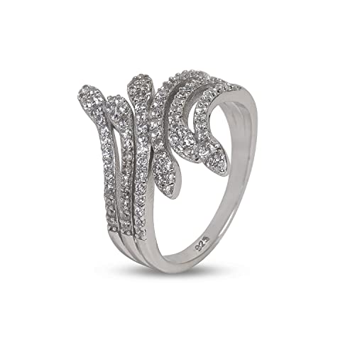 Buy Pure Real 925 Sterling Silver Zircon Elegant for Women and Girls ...