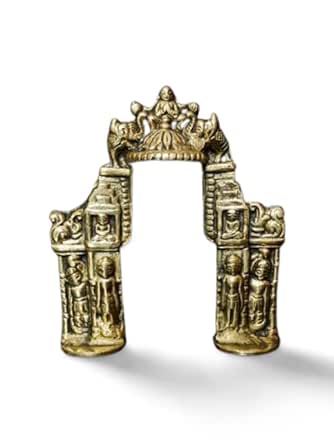 Buy YRK Brass Makarathoranam | Prabhavali | Thiruvachi 4 Inch Online at ...
