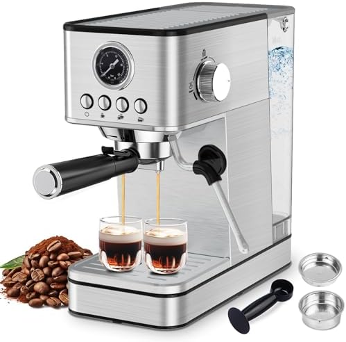 Amazon.com: Sparkfire Espresso Machine Coffee Makers 20 Bar,Stainless Steel Espresso Machine ...