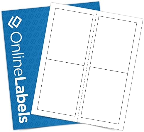 Amazon.com : 2 x 2 Square Labels - Permanent, White Matte - Candle, QR ...