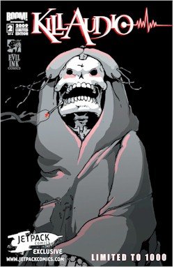 Kill Audio 2 Jetpack Comics Exclusive Cover: Cladio Sanchez: Amazon.com ...