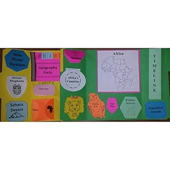 The Seven Continents: Africa Lapbook - ASSEMBLED: Cyndi Kinney ...