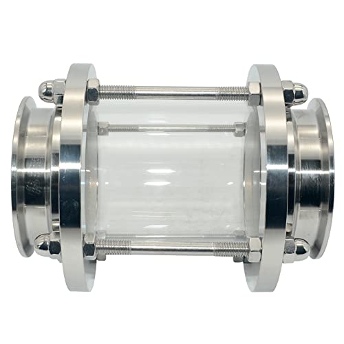 Snapklik.com : 3 76MM Flow Sanitary Straight Sight Glass Tri Clamp Type ...