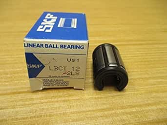 Amazon.com: SKF LBCT 12-2LS Rodamiento de bolas lineal LBCT122LS ...