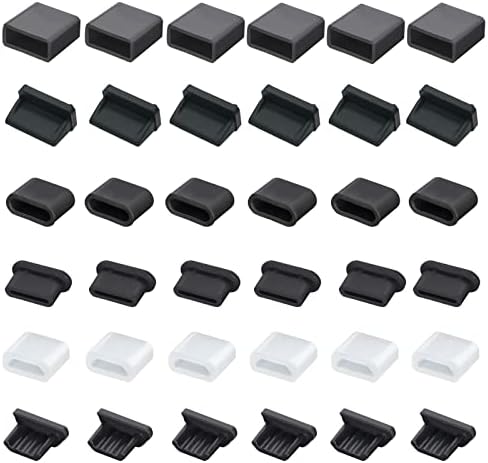 Amazon.com: 50 Pack Type C Anti Dust Plugs USB C Dust Cover Silicone ...