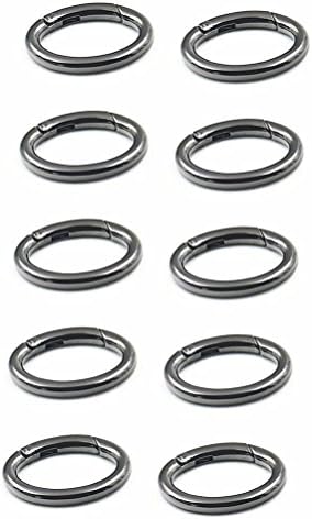 Amazon.com: WEICHUAN 10PCS Zinc Alloy Round Spring Clips Carabiner - 1 ...
