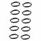 Amazon.com: WEICHUAN 10PCS Zinc Alloy Round Spring Clips Carabiner - 1 ...