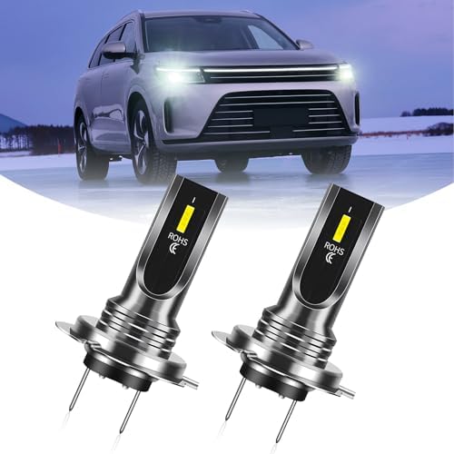 Amazon.com: Flygun 2 PCS Car LED Fog Light Bulb, Super Bright Metal 80W ...
