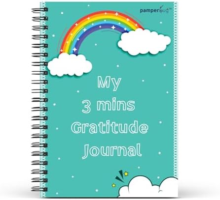 PAMPERBUG My 3 Minutes Gratitude Journal for Kids, Valuable tool for ...