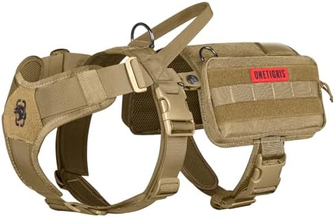 OneTigris Service Dog Vest Harness, Service Dog Cape Guardian Dog Molle ...