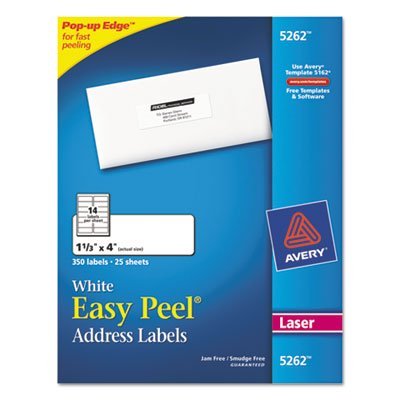 Avery Easy Peel Address Label Width X Length 8000 Box , 46% OFF