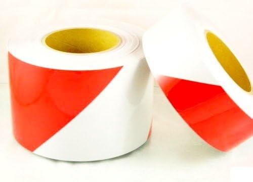 New Red & White Chevron Reflective Tape/Vinyl 50mm*10 Meters Roll ...
