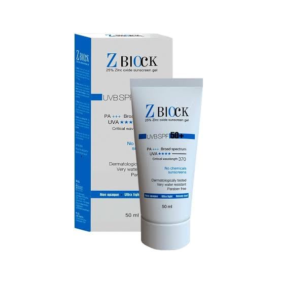 Z Block Sunscreen Gel SPF 50+ PA+++ 50gm : Amazon.in: Beauty