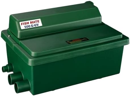 Fish Mate 500GUV Gravity UV+Bio Pond Filter Outdoor, Home, Garden ...
