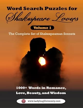 Word Search Puzzles for Shakespeare Lovers, Volume 1: The Complete Set ...