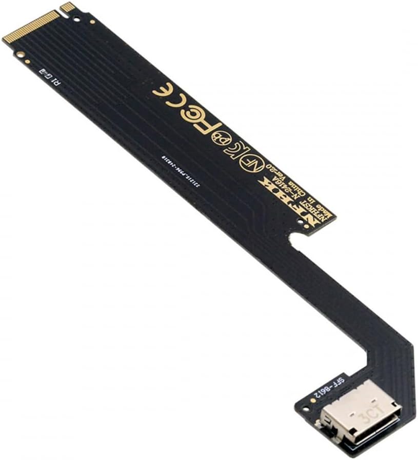Amazon.com: CY Card PCI-E 4.0 M.2 M-Key to Oculink SFF-8612 SFF-8611 ...