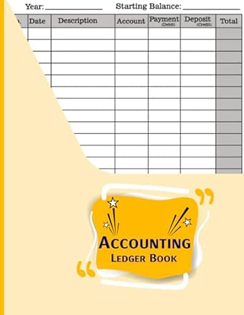 Amazon.com: Accounting Ledger Book: Account Tracker Notebook Accounting ...