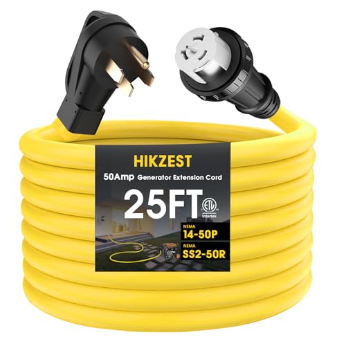 Best 50 Amp Generator Cord 25 Feet for RV and Home Use – Trowbridge ...