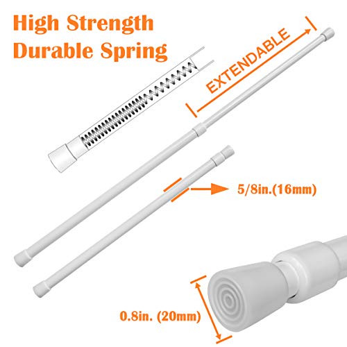 Snapklik.com : KXLIFE 2 Pack 5/8 Tension Rod