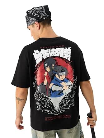 Buy The Souled Store Official Naruto Uchiha Brothers Black Anime ...