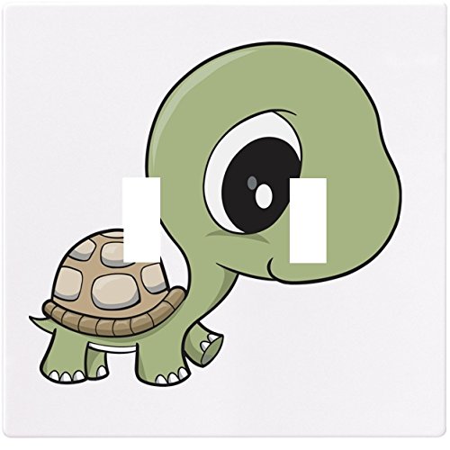 Cute Baby Turtle Cartoon With Big Eyes