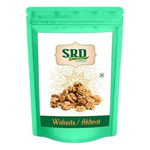 SRD FOODS Broken Walnut Kernels Akhrot Giri (250 GM) Dry Fruits, 100% ...