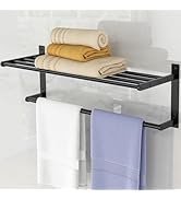 Amazon.com: BETHOM Towel Shelf for Bathroom Wall Mounted, 3-Tier Hotel ...
