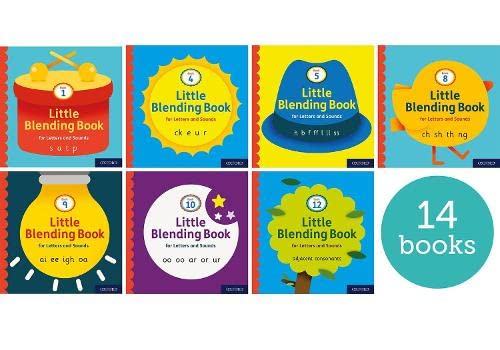 Mixed Pack of 14 (Little Blending Books for Letters and Sounds): Amazon ...