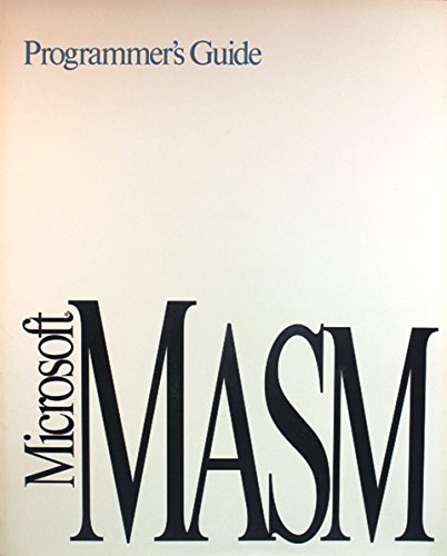 Amazon.com: Microsoft MASM Programmer's Guide Version 6.1: Unknown