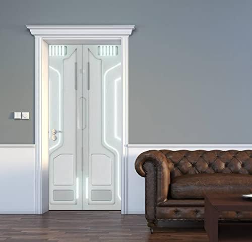 Amazon.com: Spaceship Door Sticker Wallpaper - 3D Door Mural self ...