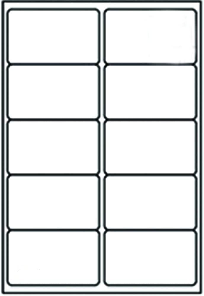 EJRange 10 Labels per A4 Sheet, 100 Sheets,1000 Labels Total, Self ...