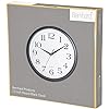 Amazon.com: Bernhard Products Black Wall Clock Silent Non Ticking,12 ...