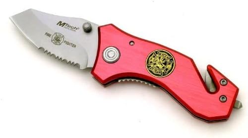 Amazon.com : M- Tech Fire Fighter Rescue Knife : Folding Camping Knives ...
