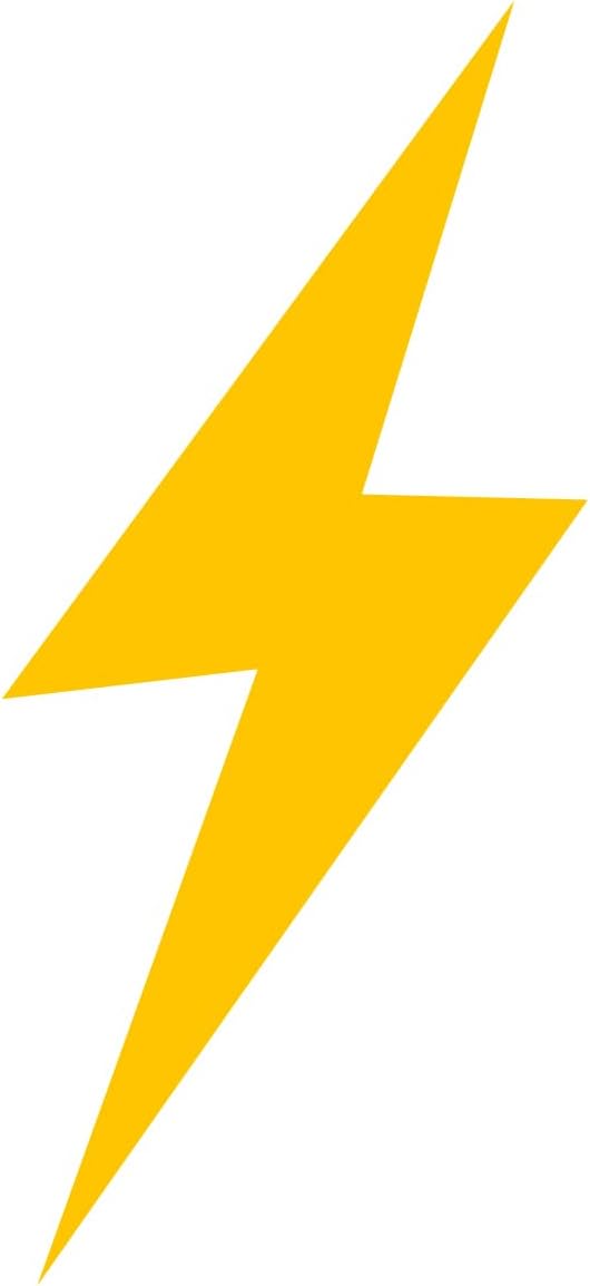 Amazon.com - Lightning Bolt Vinyl Decal Car Transfer Sticker