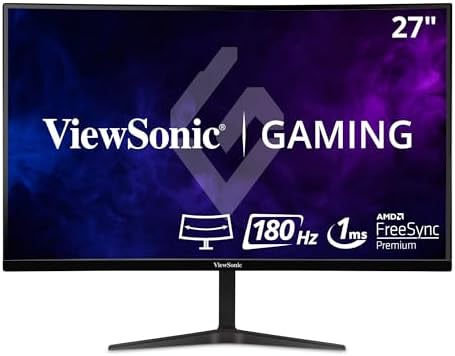 Amazon.com: ViewSonic VX3228C-2K 32 Inch 1440p Curved Gaming Monitor ...