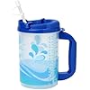 Amazon.com: Plum Hill Hospital Cup with Lid and Straw, Large Water Cup ...