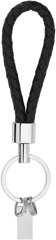 AYNEFY Braided Leather Keychain,Detachable Woven Keychain Car Keychain ...