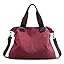 Amazon.com: Women's Vintage Canvas Shoulder Totes Purse Handbag ...