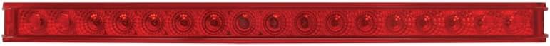 GG Grand General 76303 Barra de luz rojatransparente (20″ Spyder 17-LED ...