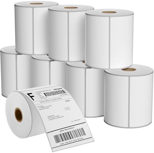Amazon.com : MaxGear 4" x 6" Direct Thermal Labels, 2000 Labels/8 Rolls ...