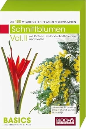 Schnittblumen Vol. II: Die 100 wichtigsten Pflanzen-Lernkarten : Haake ...